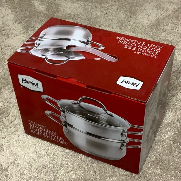 Parini | Kitchen | Stainless Dutch Oven And Steamer 35 Quart | Poshmark
